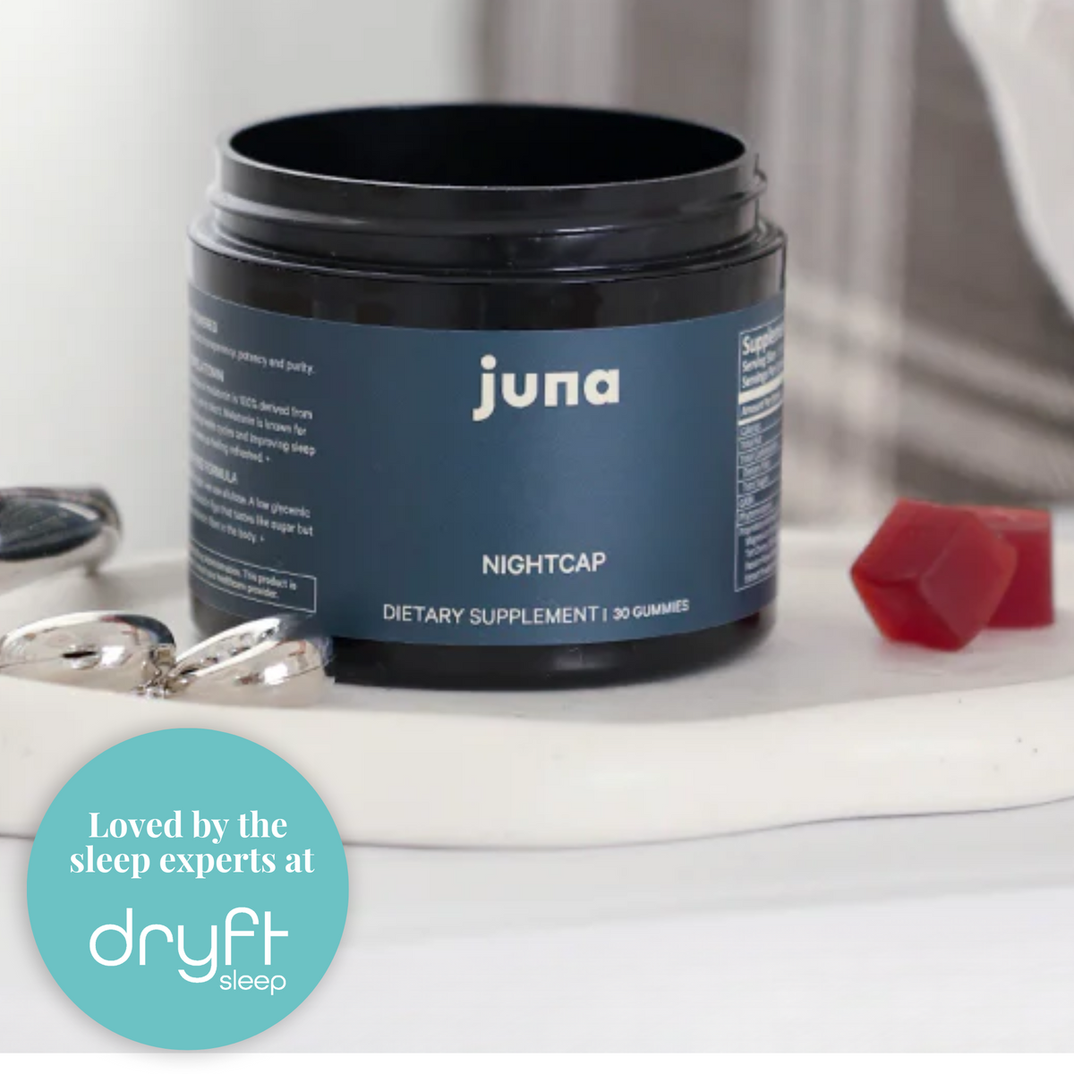 Juna Nightcap Sleep Gummies | Curated by The Sleep Experts | Dryft Sleep